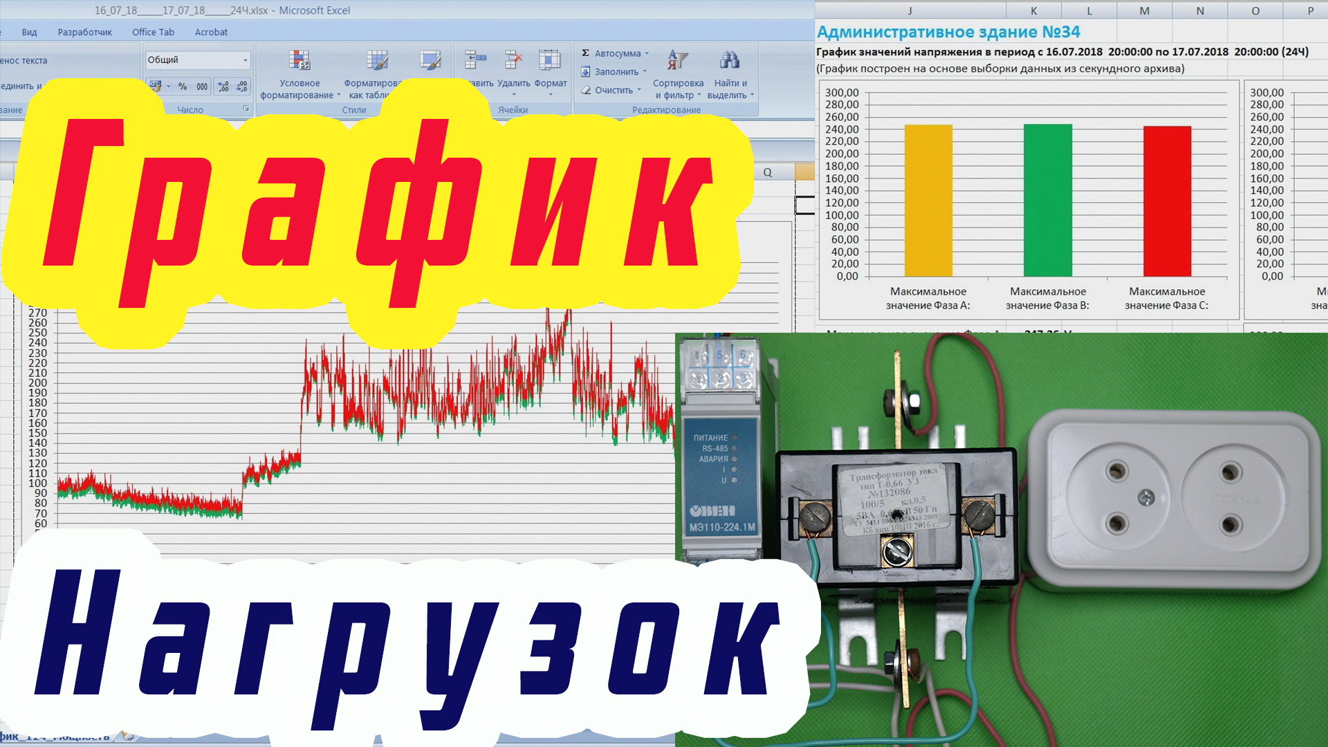 Графики электрических нагрузок (МЭ110 + Lectus)