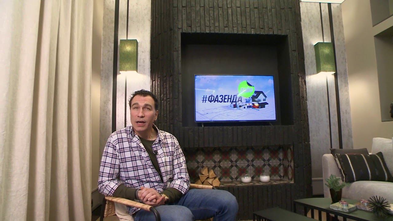 Камин с ригельным кирпичом Бран Брик в передаче "Фазенда Лайф"