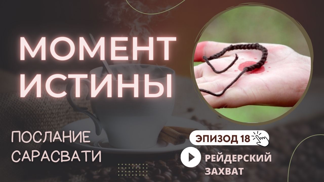 §18. Момент истины. Рейдерский захват. Послание Сарасвати Светлане