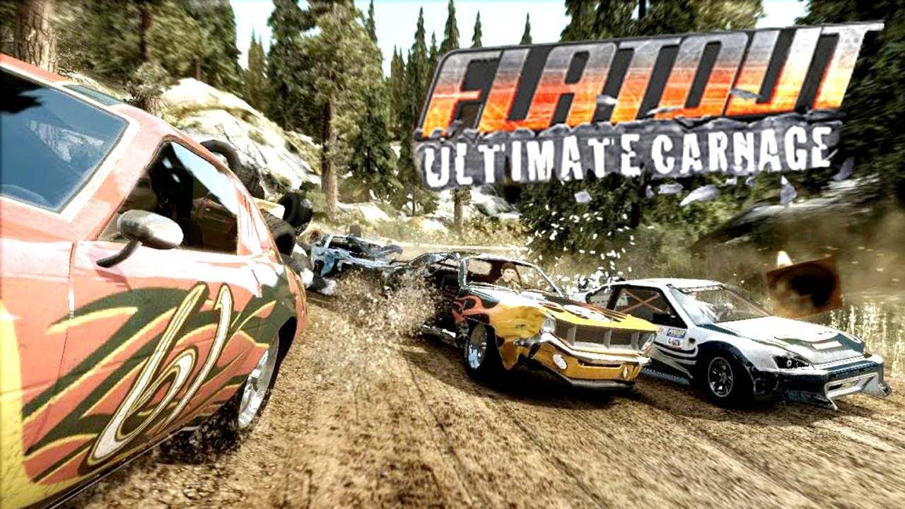 🔴FlatOut: Ultimate Carnage. Прохождение на автомобиле "Daytana". Кубки с 1 по 5. #36