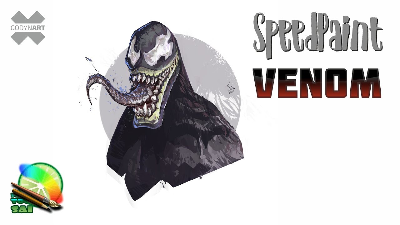 Как нарисовать Венома