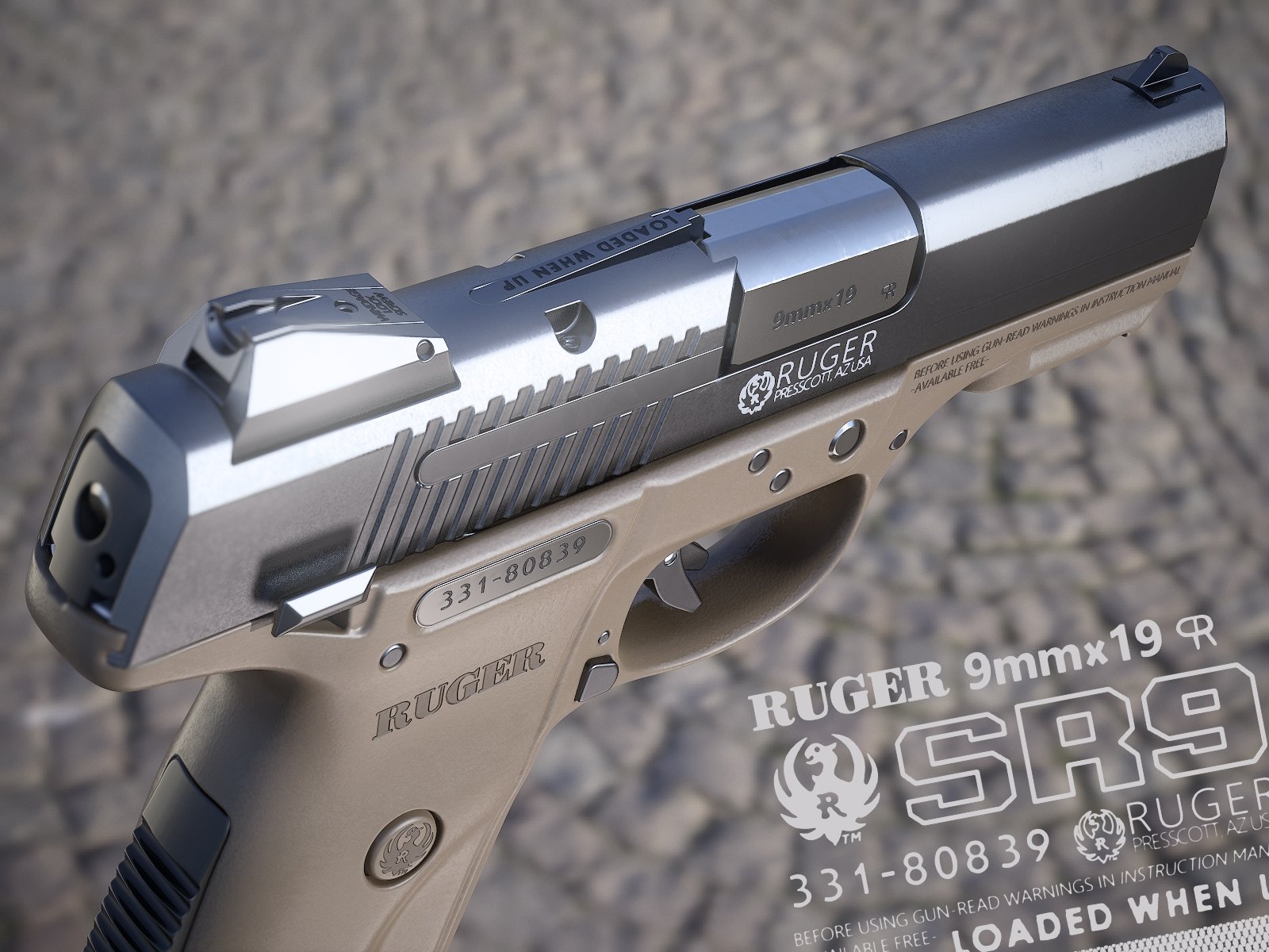 Ruger SR9 - Неполная разборка и сборка