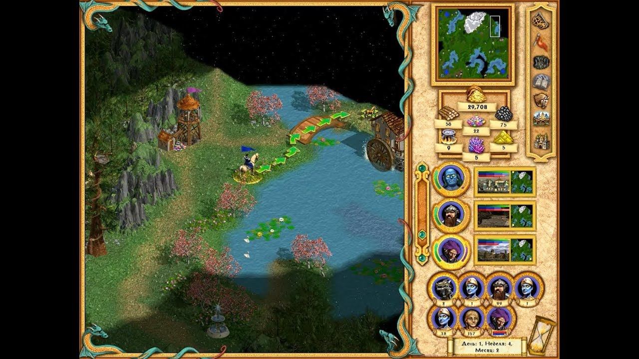 Герои меча и магии 4. Сложность 200%. Порядок. Покорение четырех озер. Часть5.