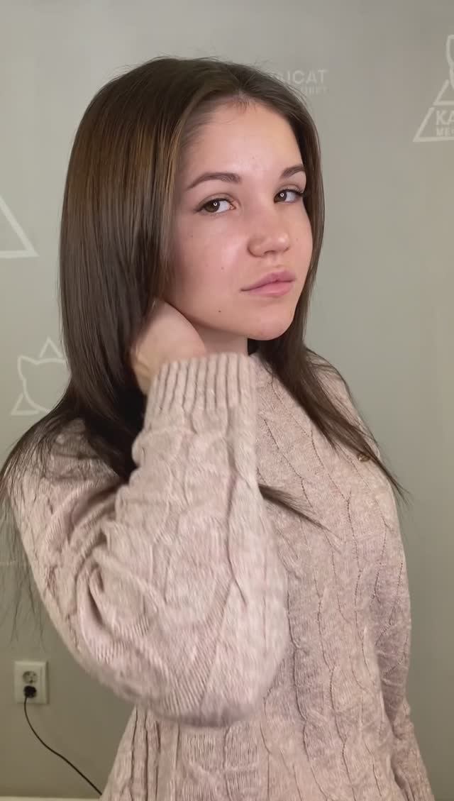 Голливудское наращивание волос. Наращивание волос на трессах. До и после #shorts