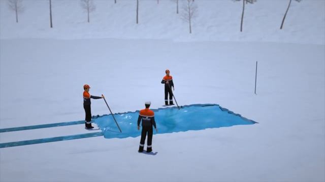 Аналитика несчастного случая при проваливании бульдозера под лед.