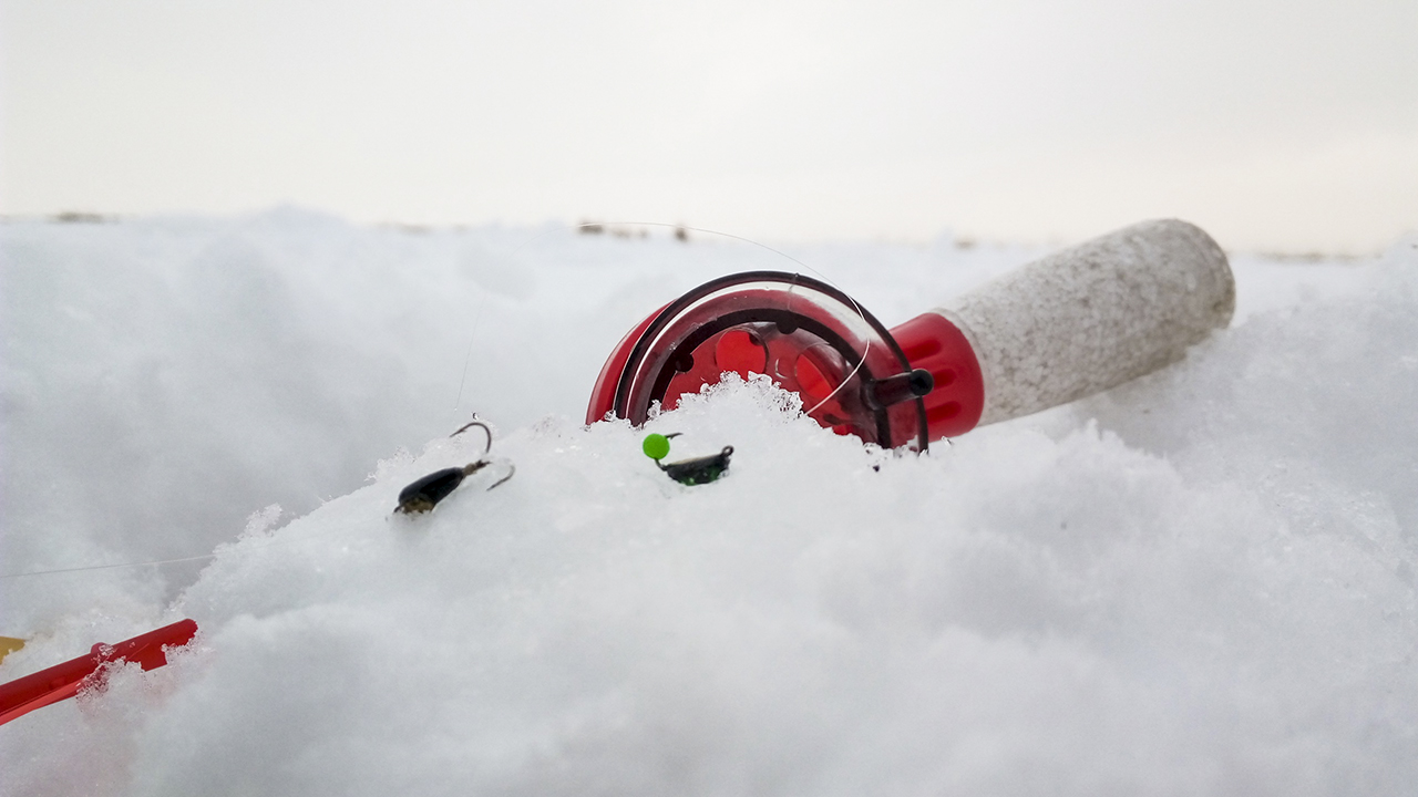 ТУТ Безмотылку только пускай,  там КИШИТ рыбой. Рыбалка зимой