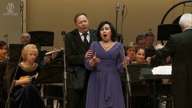 Ирина Долженко и Александр Захаров. Дуэт Ганны и Левко из оперы Майская ночь