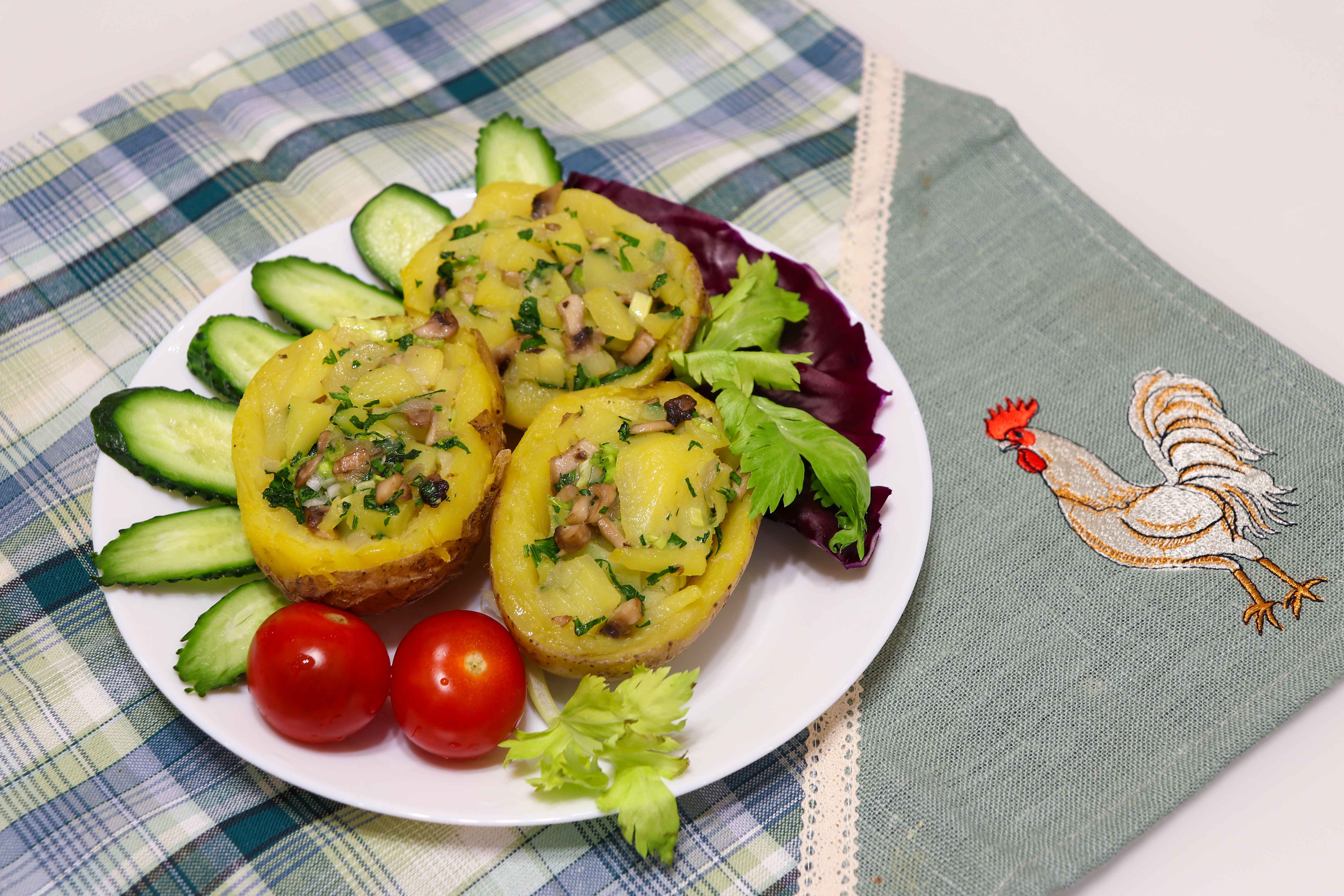 Картофельные лодочки