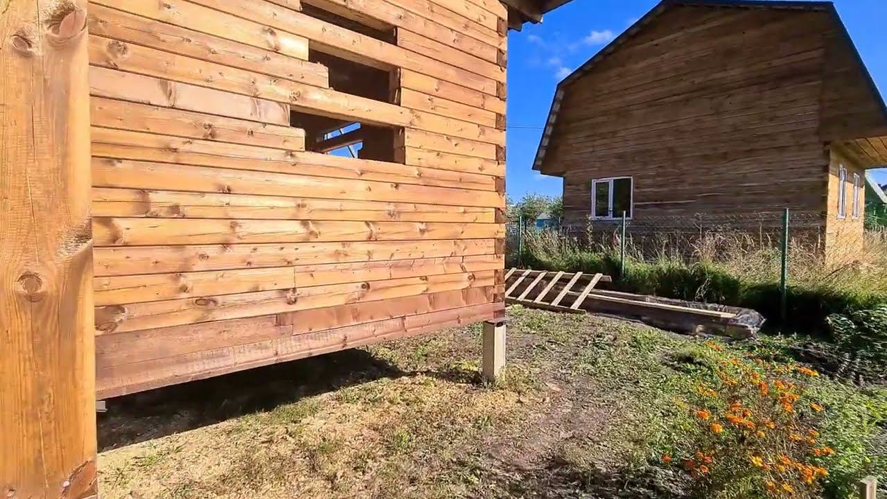 Обзор сруба из бруса 6х8 м² под усадку в жилом массиве «Новинка» | Реальный отзыв покупательницы