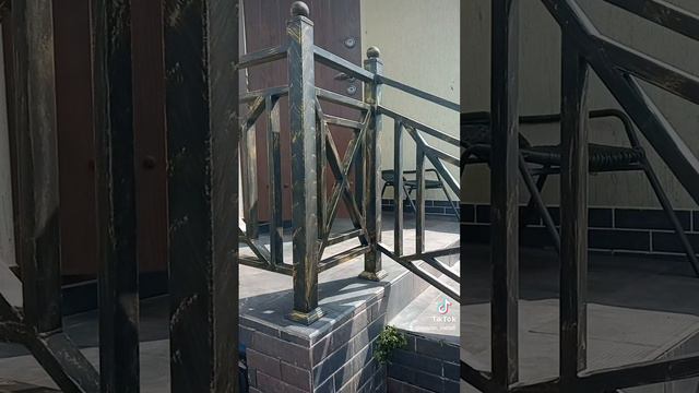 Перила ЛОФТ Х I Ограждение в стиле LOFT I Поручни сварные