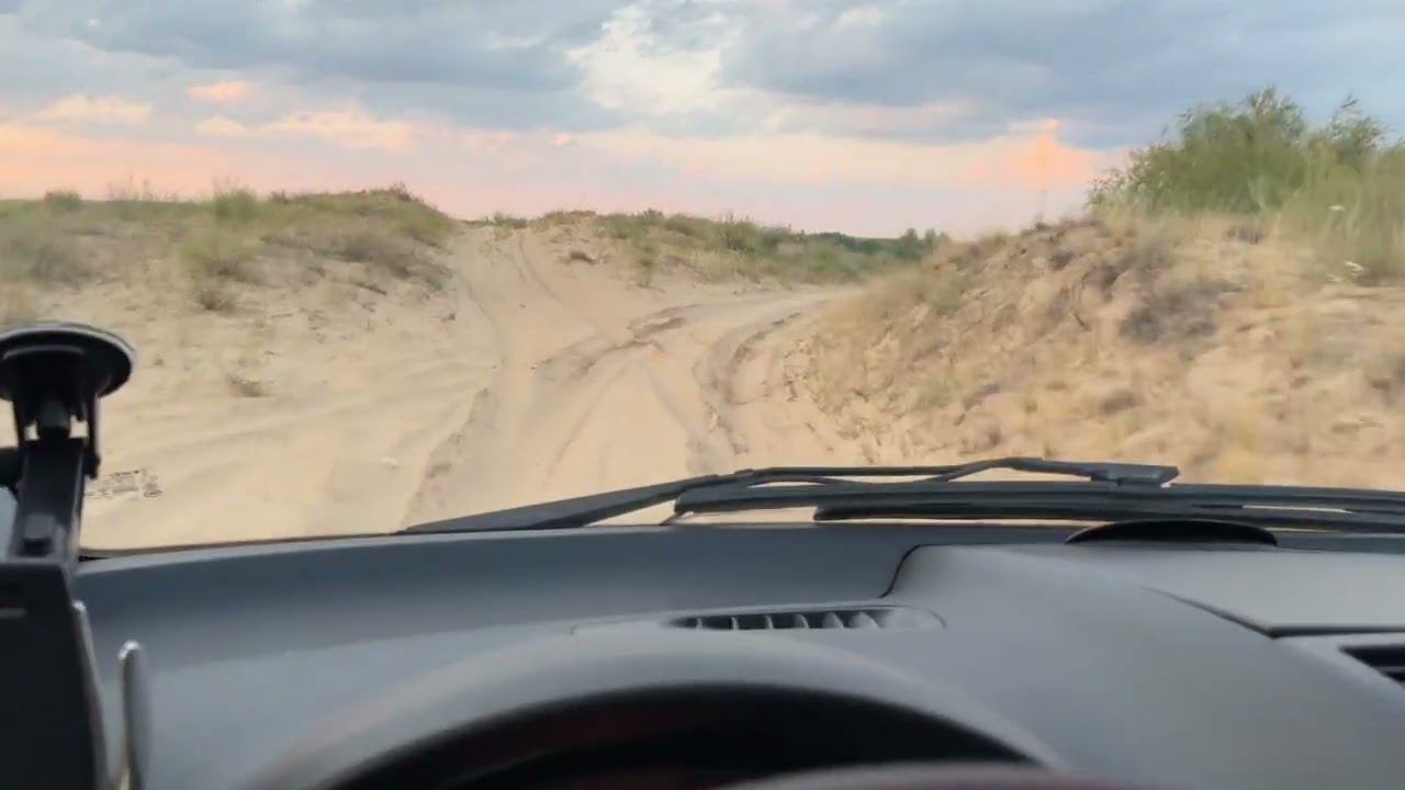 Мерседес виано 4х4, дорога на рыбалку, по песку, тест полного привода.