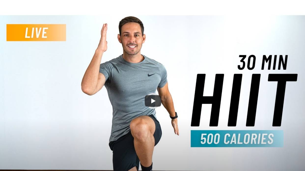 HIIT Workout_ Тренировка на все тело. Сжигаем 500 калорий за 30 мин. дома.