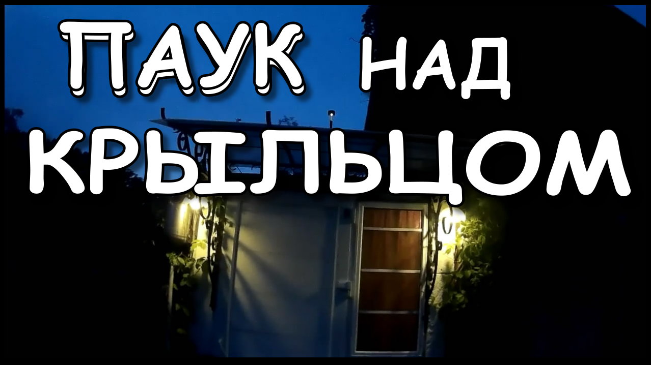 КОЗЫРЕК над КРЫЛЬЦОМ. ПРОСТО. Своими руками и ПАУК.