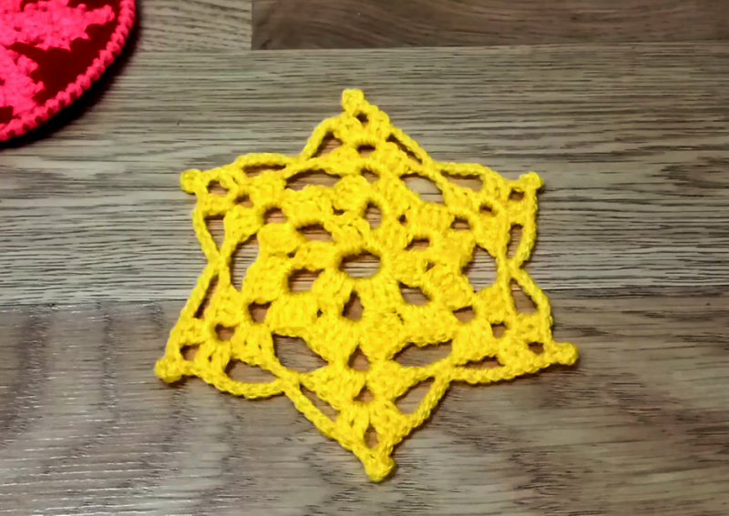 Вяжем СНЕЖИНКУ крючком. Простая и лёгкая схема