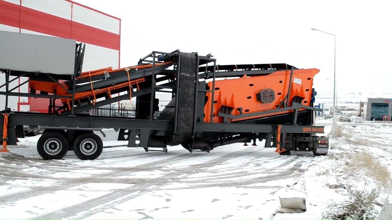 Мобильный грохот турецкого производства Ser Mining (Ser Maden)