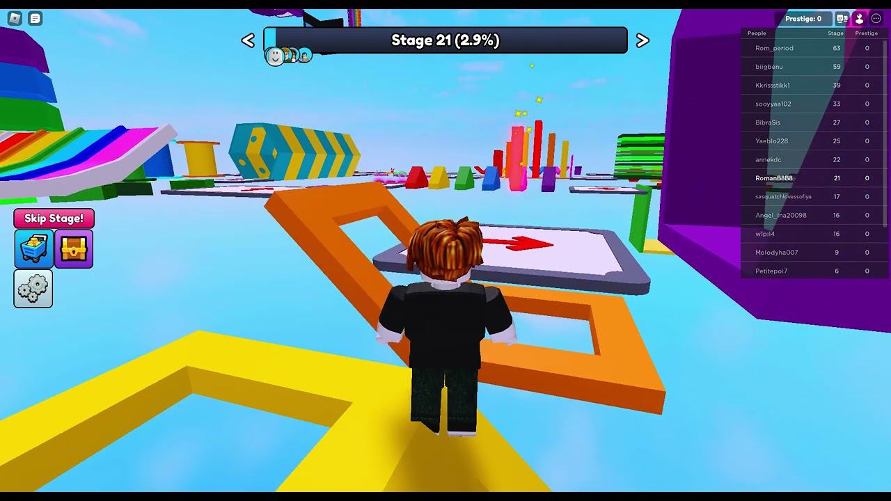 Играем в паркур в ROBLOX!!! #roblox, #роблокс