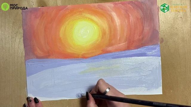 Мастер-класс «Зимний пейзаж»