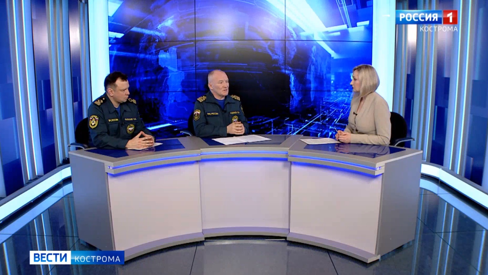 Сотрудники ГИМС рассказали телезрителям о ледовой обстановке в регионе