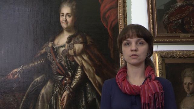 Портрет Екатерины II в трауре