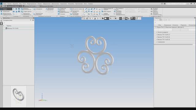 ⚜️Холодная ковка⚜️ в Компас 3D