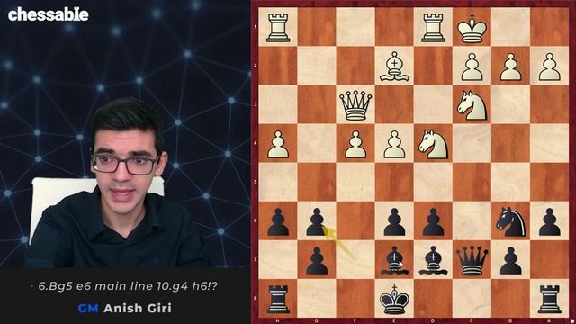 4_Bg5 e6 main line 10.g4 h6!-