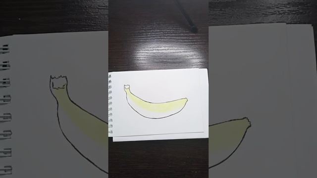 Банан маркерами