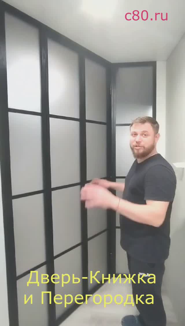 Перегородка и Дверь Книжка гармошка