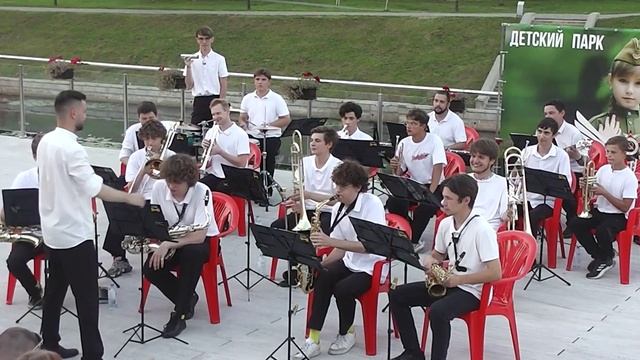 г.Орёл - 05.08.2023г.- День города - Детский парк - Джаз - Оркестр - NO СМОКИНГ - Концерт (Самопал)