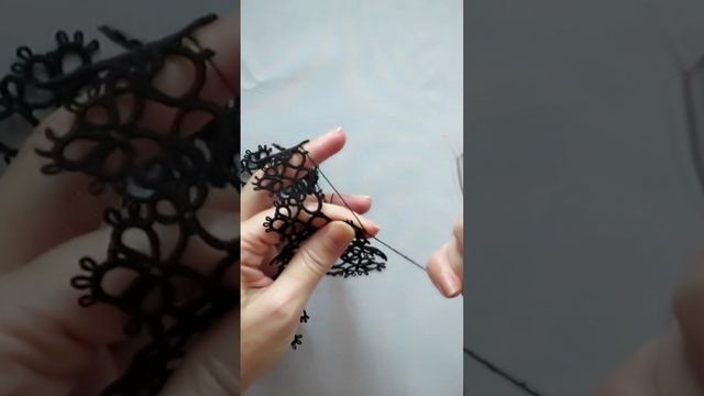 Создание чёрного шарфика