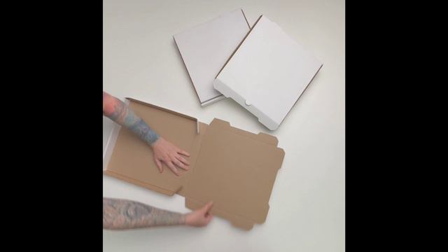 Коробка для пиццы 330х330х40 Т23 В (белая)