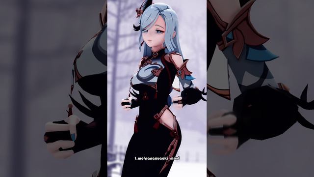 ||mmd x Genshin Impact|| Automotivo Bibi Fogosa |Shenhe|