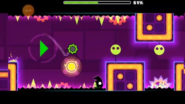 прохождение 3 уровня геометрия Даш Meltdown