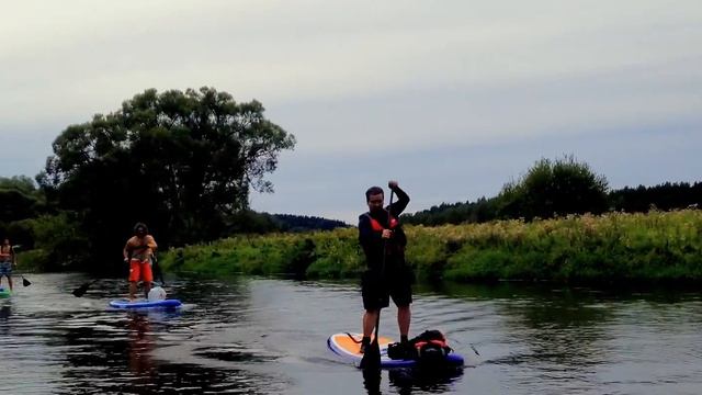 Sup поход по реке Истра