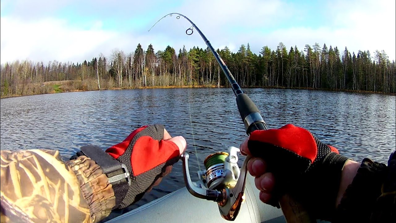 Рыбалка с лодки на спиннинг. Закрытие лодочного сезона. оз. Большое Конец -Сарское.