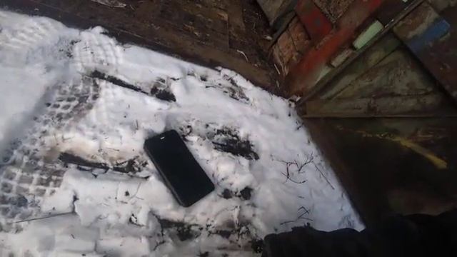 Проехал по смартфону ( нежданчик )