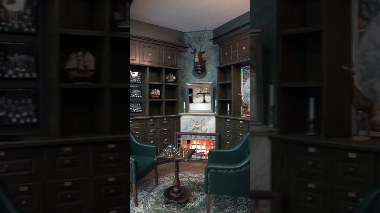 #Shorts Павильон студии "ТvоёКино". Локация КОМНАТА С КАМИНОМ.  Аренда для мероприятий и съемок.