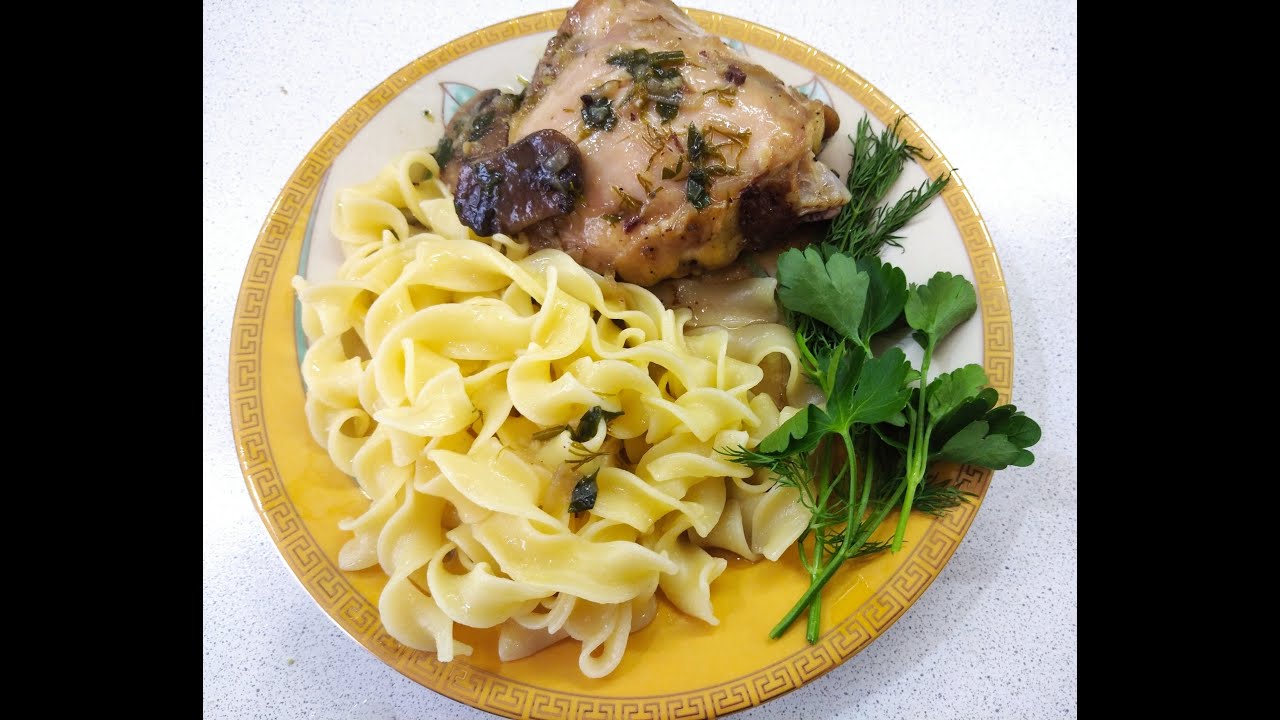 Курица с грибами.mp4