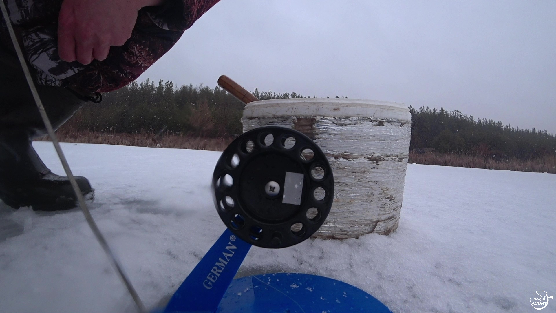 Оставил ЖЕРЛИЦЫ на ночь. Поставил весной, а снял зимой. (05.03.2022)