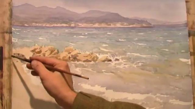 Андрияка Море акварель