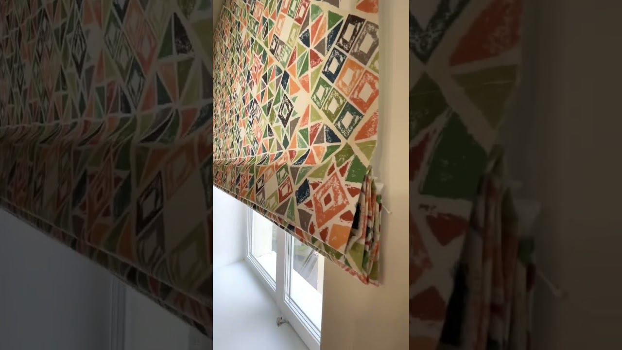 Шторы в жизнерадостную детскую для двух малышей #шторывдетскую  #шторысамара #римскиешторы