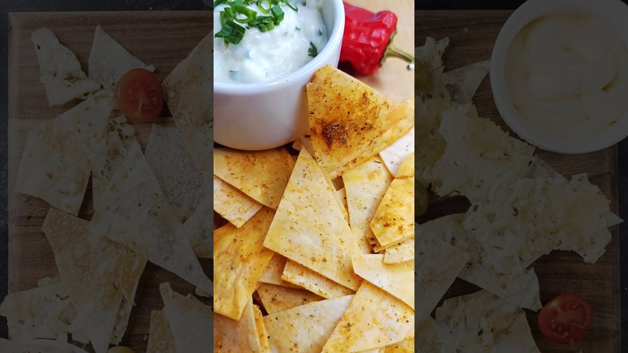 ЧИПСЫ из лаваша в домашних условиях + РЕЦЕПТ СОУСА