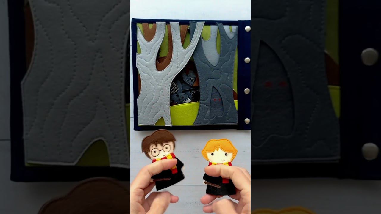 Гарри Поттер книга из фетра FeltCuts