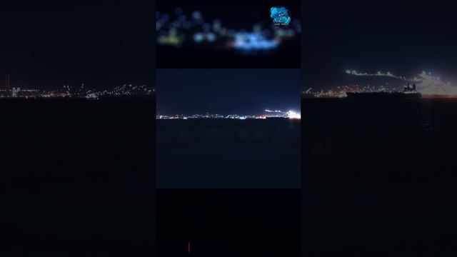 Новороссийск. Ночь. Цемесская бухта