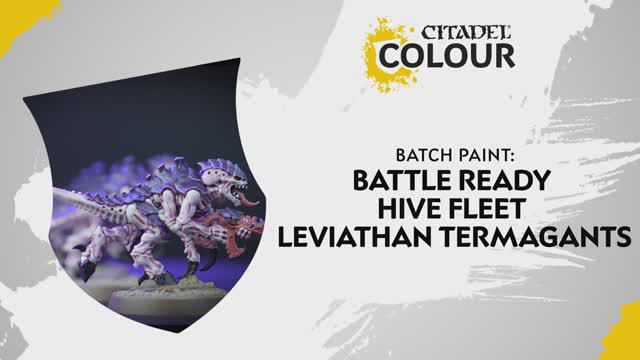 Warhammer 40000 Batch Paint - Battle Ready Hive Fleet Leviathan Termagants