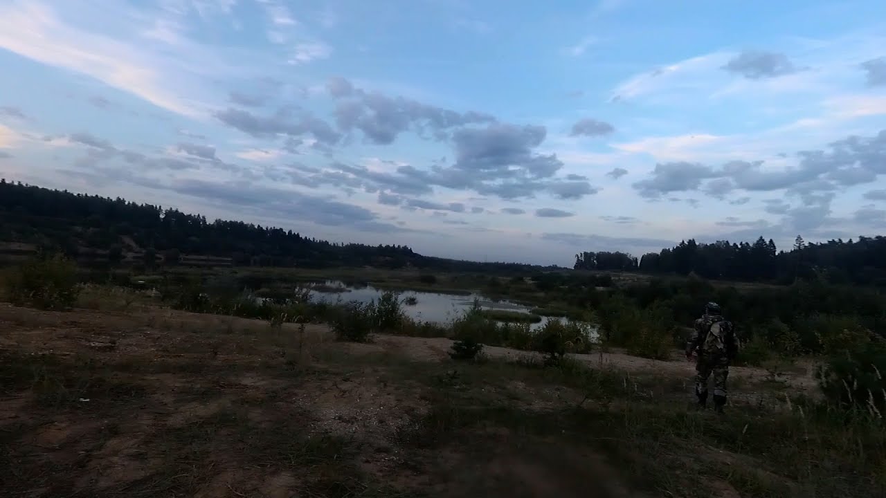 Вечерняя зорька на утку на карьерах Подмосковья! Лет есть!