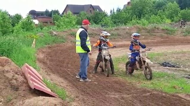 Фрагмент урока детского мотокросса 18.06.22