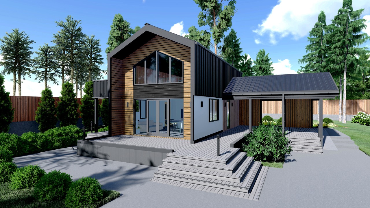 Проект дома "Экоозеро".