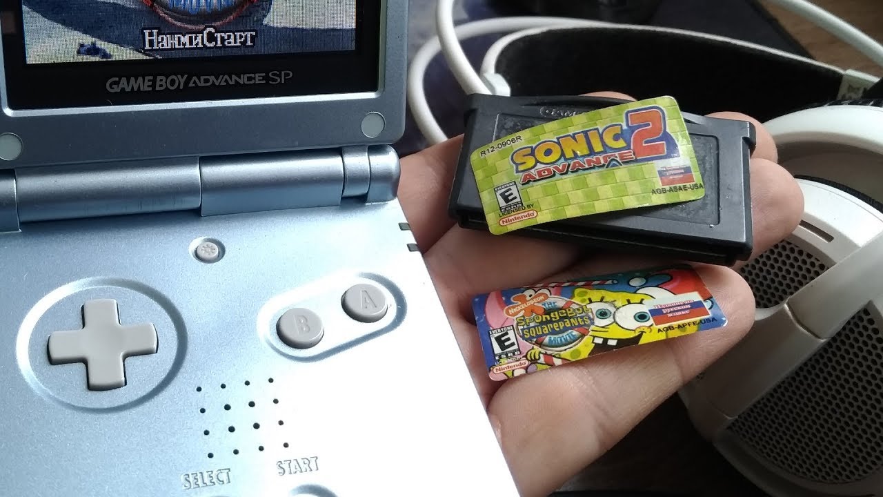 Восстанавливаем-рисуем оригинальные наклейки стикеры на картриджах GAME BOY Advance SONIC Advance 2