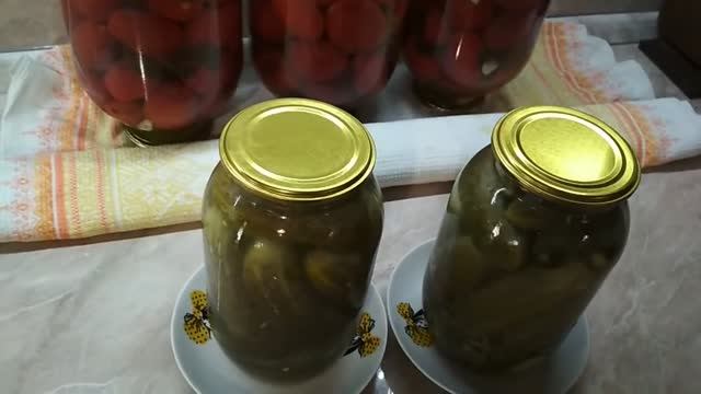 Огурцы без уксуса, без стерилизации, быстро, холодной водой.