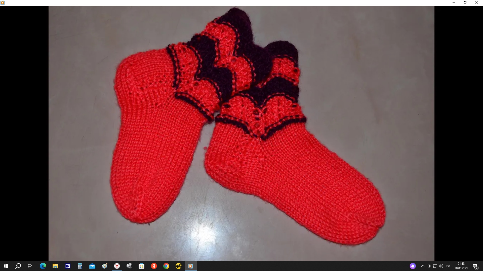 Ажурные носочки